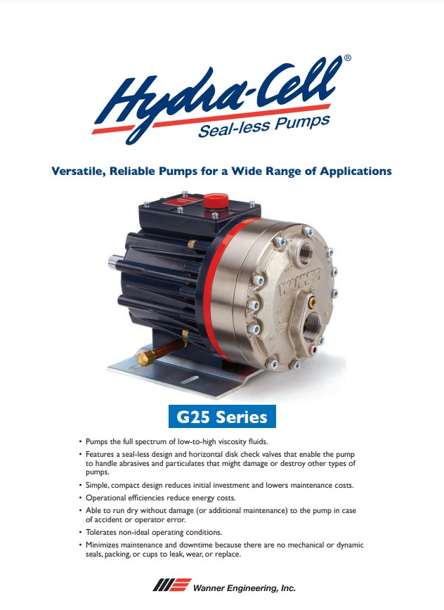Hydra-Cell H25 Series (US) / G25 Series (Metric)